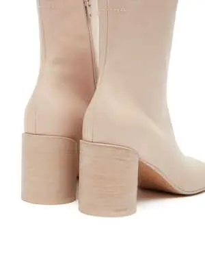 MAISON MARGIELA Anatomic 70mm Leather Ankle Boots - Neutrals
