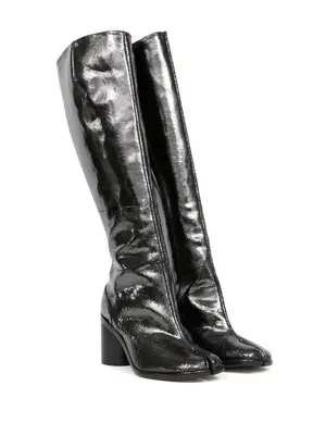 MAISON MARGIELA Tabi 80mm Leather Knee Boots