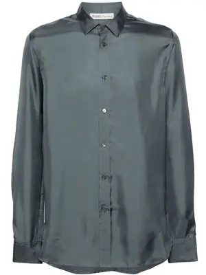 MODES Lightweight Silk Shirt - Grey