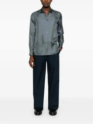 MODES Lightweight Silk Shirt - Grey