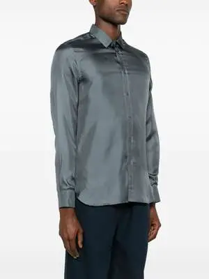 MODES Lightweight Silk Shirt - Grey