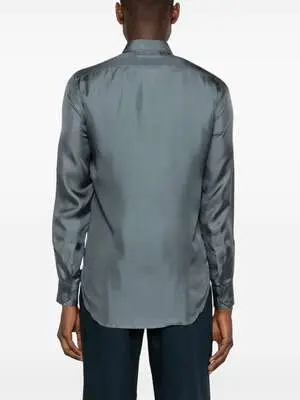 MODES Lightweight Silk Shirt - Grey