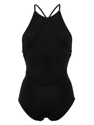 TOTEME Open-back Sleeveless One-piece Swimsuit - Black