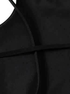 TOTEME Open-back Sleeveless One-piece Swimsuit - Black