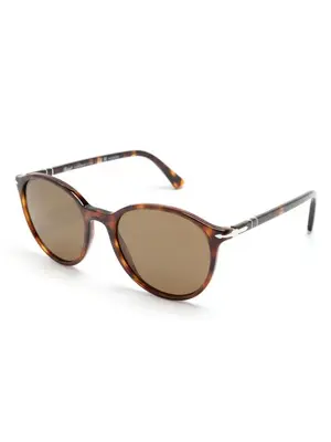 Persol Round Frame Sunglasses - Brown