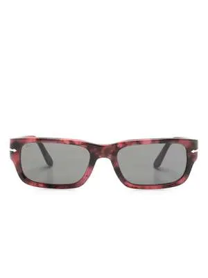 Persol Adrien Rectangle-frame Sunglasses - Red