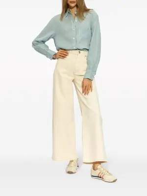 Rag & Bone Sofie High-rise Wide-leg Jeans - Neutrals
