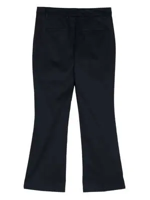 DRHOPE Cropped Flared Trousers