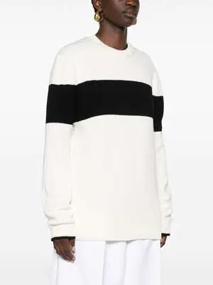 TOTEME Striped Crew-neck Jumper - Neutrals