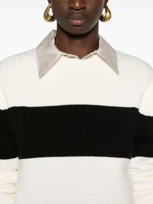 TOTEME Striped Crew-neck Jumper - Neutrals