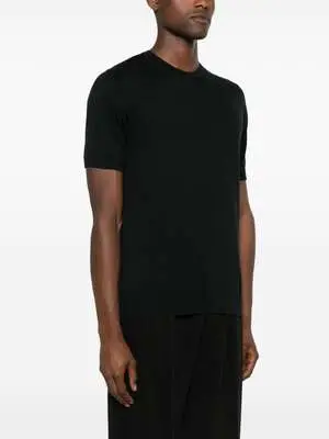 John Smedley Short-sleeve T-shirt - Black
