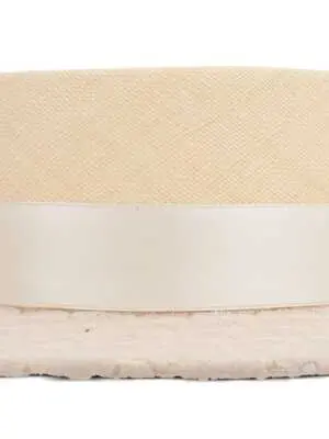 MAISON MICHEL Wide-brim Canotier Hat