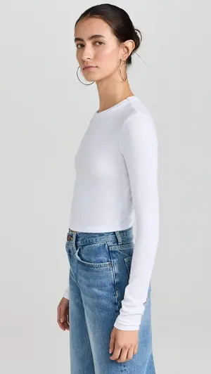 Cotton Citizen Verona Crop Shirt - White
