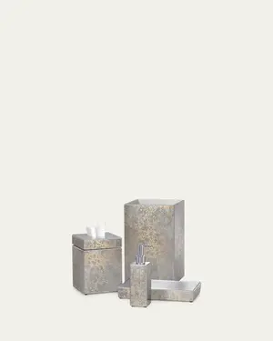 LABRAZEL Natasha Wastebasket - Silver/gold