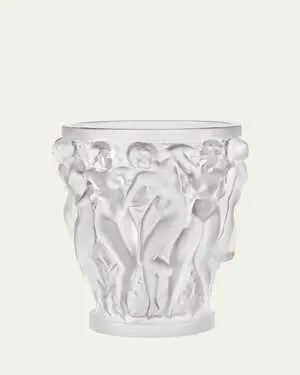 Lalique Clear Crystal Bacchantes Vase - One-color