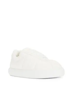 Marni Leather Sneakers - Lily White
