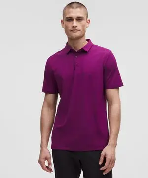 Lululemon Showzero™ Slim-fit Polo Shirt Chilled Grape