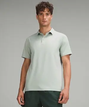 Lululemon Showzero™ Slim-fit Polo Shirt Jade Grey