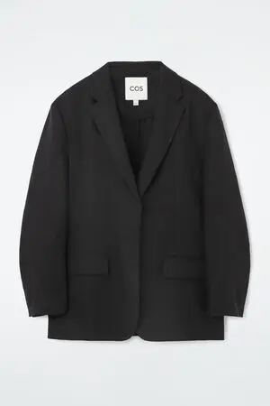 Cos Single-breasted Linen Blend Blazer
