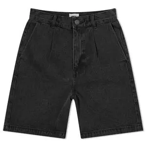 Obey Eli Pleated Short - Faded Black