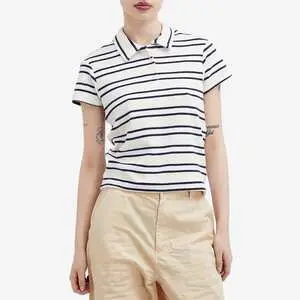 Obey Sol Striped Terry Polo Shirt