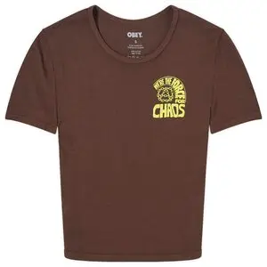 Obey Force For Chaos Crop T-shirt