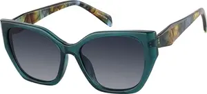 Zenni Cat-Eye Full Rim Sunglasses Green