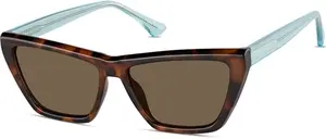 Zenni Cat-eye Full Rim Sunglasses - Tortoiseshell