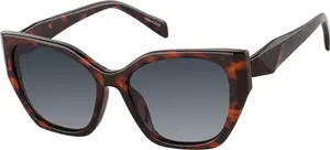 Zenni Cat-eye Full Rim Sunglasses - Tortoiseshell