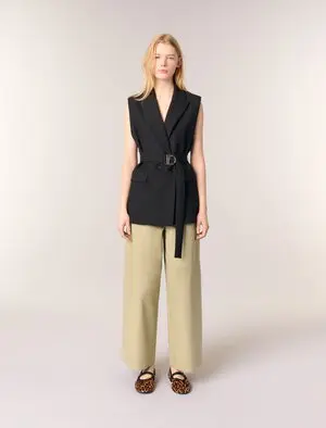 Maje Sleeveless Jacket