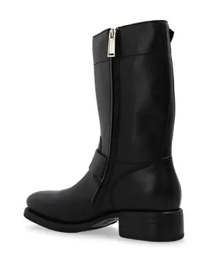 Dsquared2 Buckled Leather Boots