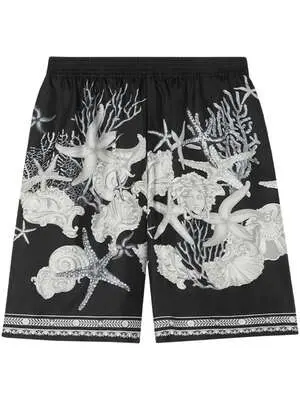 Versace Barocco Sea Print Shorts