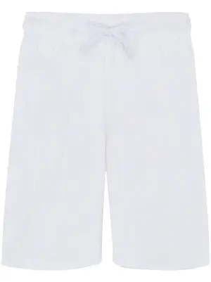Vilebrequin Bolide Terry-cloth Bermuda Shorts - White