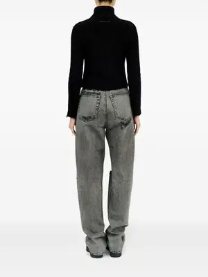 MAISON MARGIELA Ribbed Cotton Zip-up Cardigan