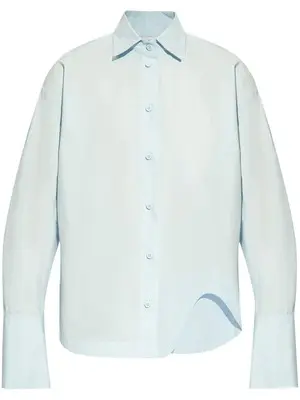Attico Eliza Cotton Shirt - Blue
