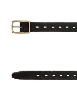 Dsquared2 Buckled Leather Belt - Black