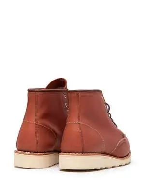 Red Wing Moc Toe Legacy Boots - Brown