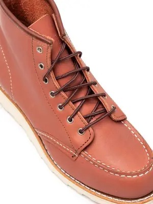 Red Wing Moc Toe Legacy Boots - Brown