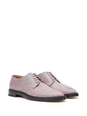 MAISON MARGIELA Tabi Rhinestone-embellished Derby Shoes