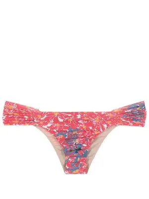 CLUBE BOSSA Ricy Graphic-print Bikini Bottoms - Multicolour