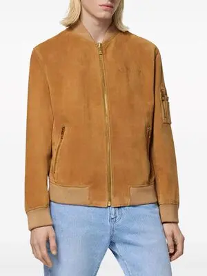 Versace Suede Bomber Jacket