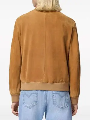 Versace Suede Bomber Jacket