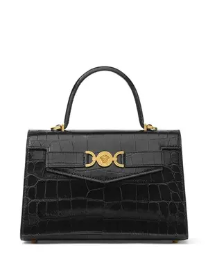 Versace Medusa '95 Croc-effect Tote - Black