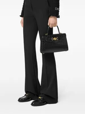 Versace Medusa '95 Croc-effect Tote - Black