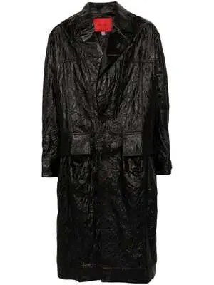 Eckhaus Latta Crinkled Trench Coat
