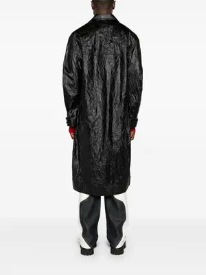 Eckhaus Latta Crinkled Trench Coat