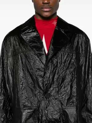 Eckhaus Latta Crinkled Trench Coat