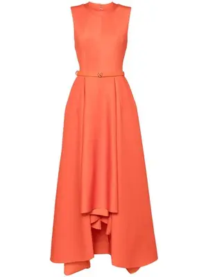 SAIID KOBEISY Neoprene High-low Gown - Orange