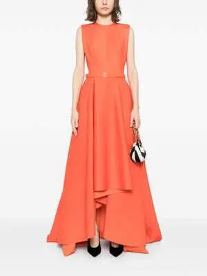 SAIID KOBEISY Neoprene High-low Gown - Orange