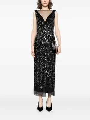 SAIID KOBEISY Sequin-embellished Gown